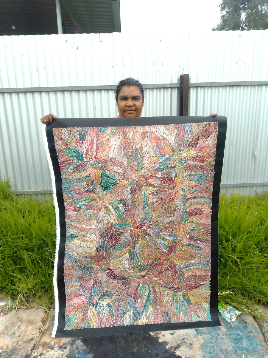 "Bush Medicine Leaves" by Bernadine Johnson – Creative Native Perth