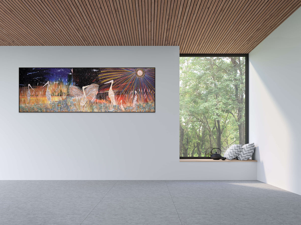 "Brolga Dreaming" by Christine Winmar – Creative Native Perth