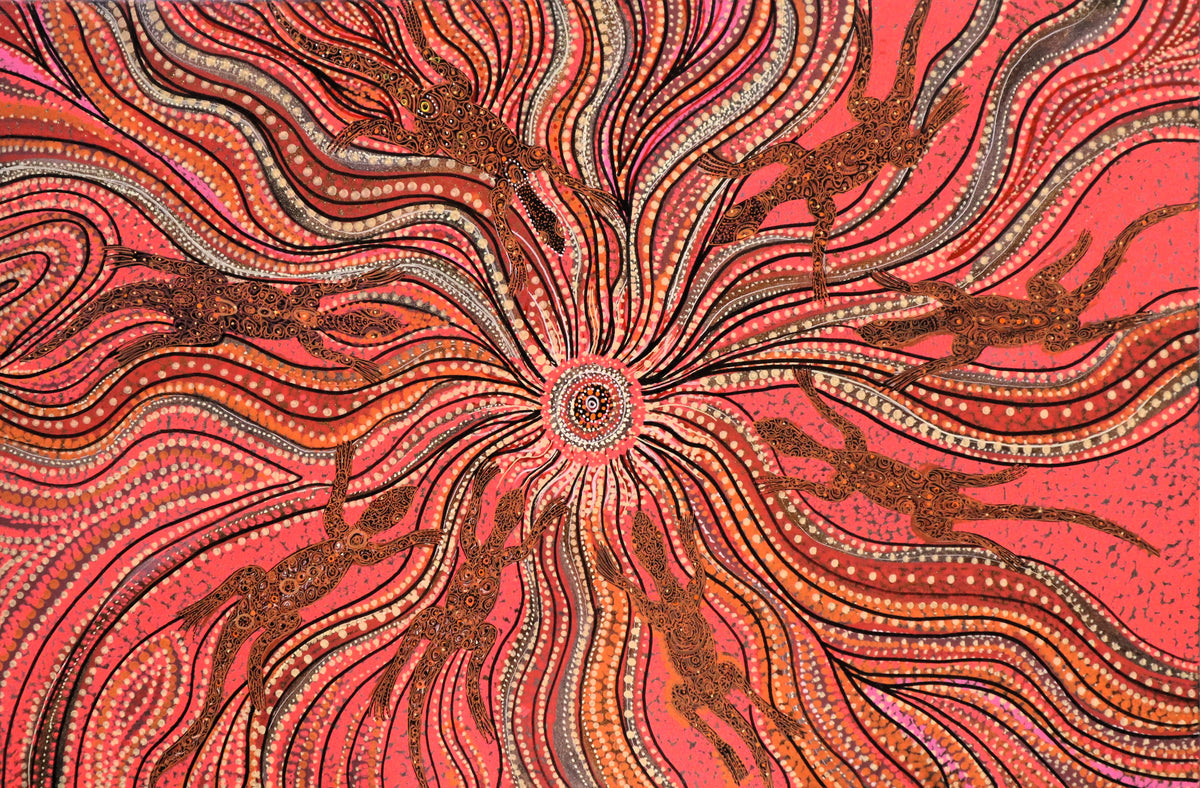"Goanna Dreaming" by Christine Winmar – Creative Native Perth