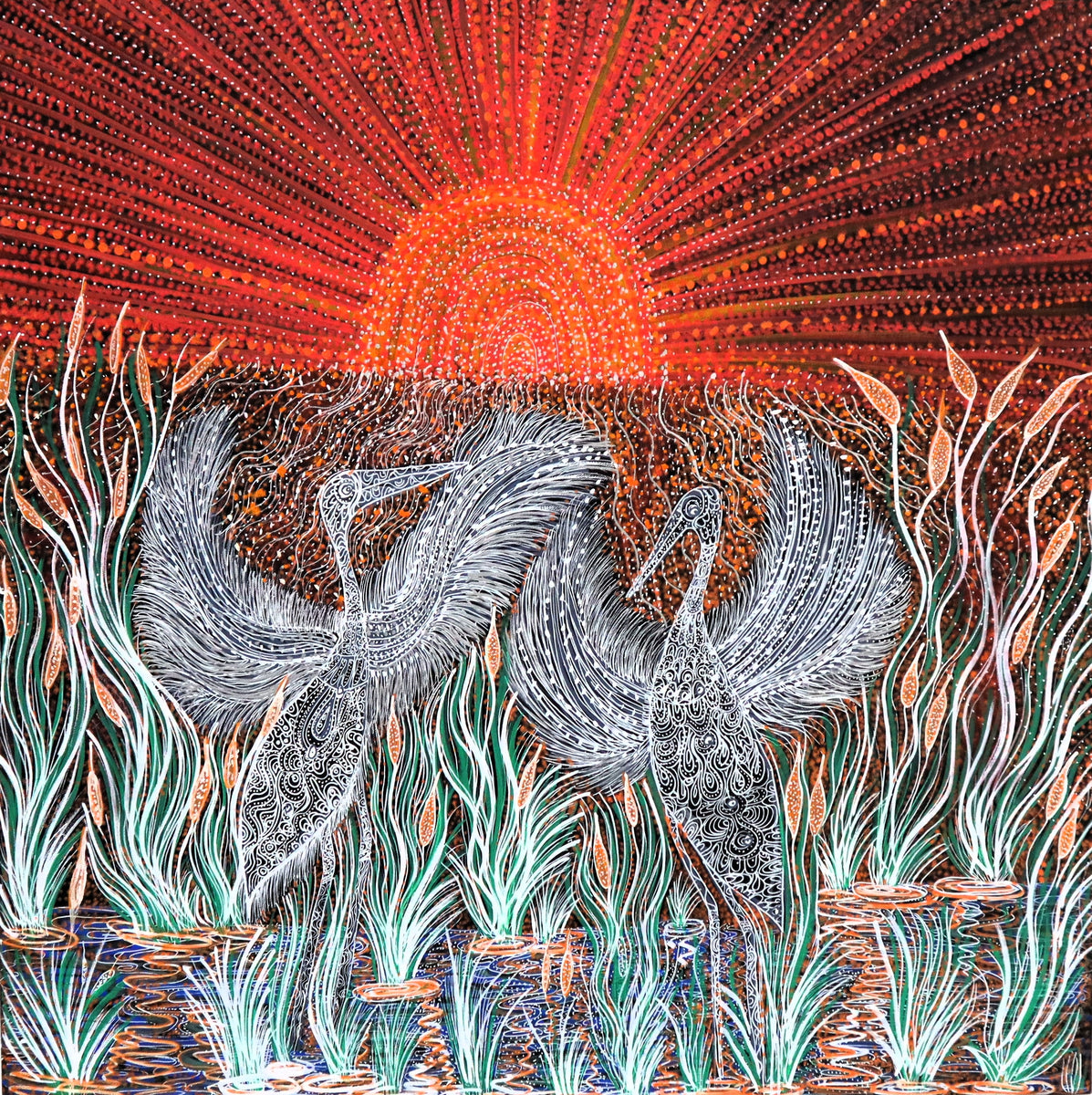 "Brolga Dreaming" by Christine Winmar – Creative Native Perth