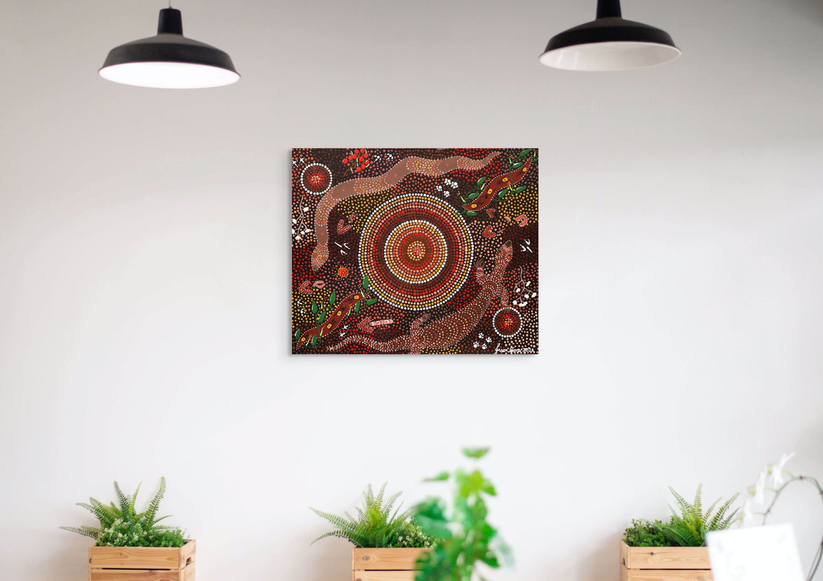 "Waterholes" by Jason Dimer – Creative Native Perth