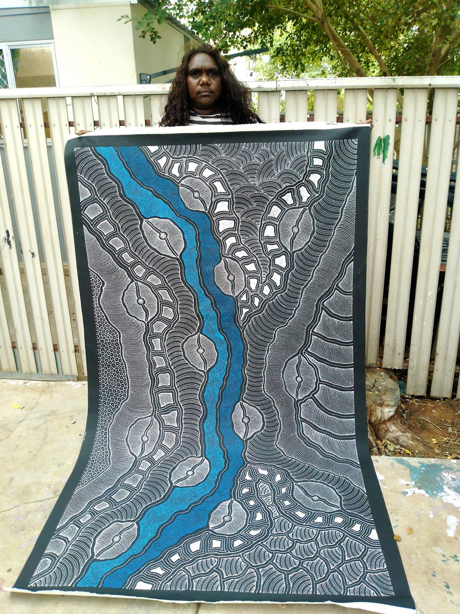 "My Country Dreaming" by Delvine Petyarre – Creative Native Perth