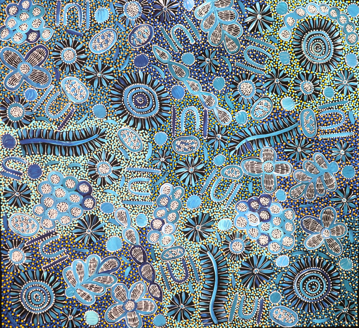 "Women's Ceremony" by Janet Golder Kngwarreye – Creative Native Perth