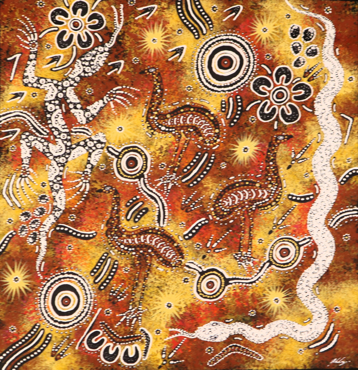 "Bush Tucker Dreaming" by Justin Ronberg – Creative Native Perth