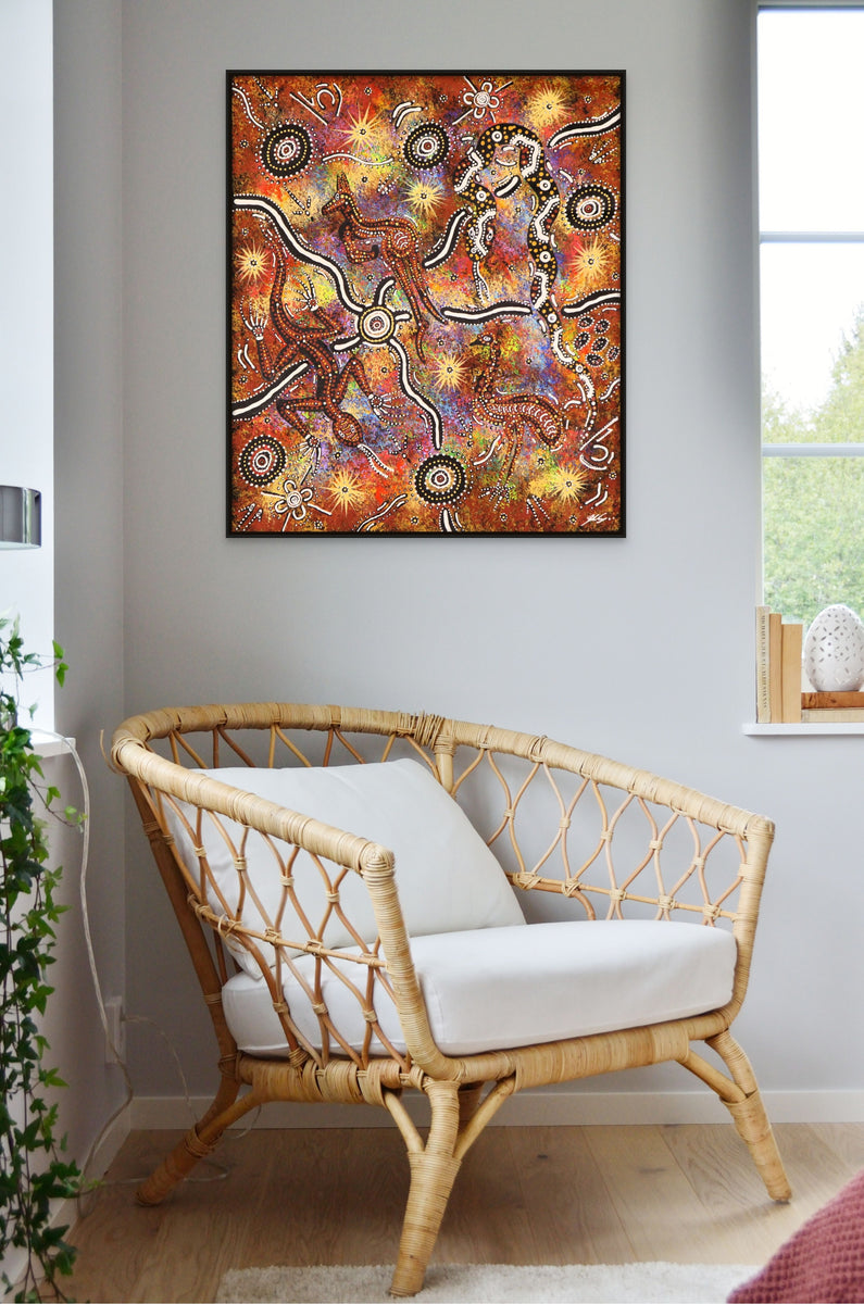 "Waterhole dreaming" by Justin Ronberg – Creative Native Perth