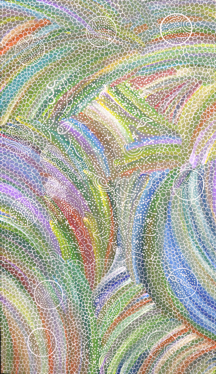 "Bush Yam" by Jedda Purvis Kngwarreye – Creative Native Perth