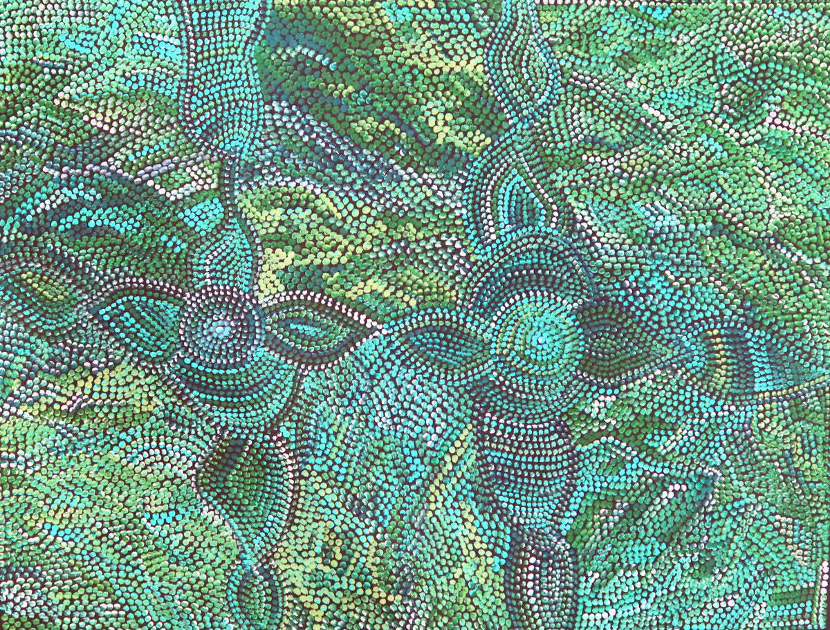 "Bush Yam Seeds" by Joy Pitjara – Creative Native Perth