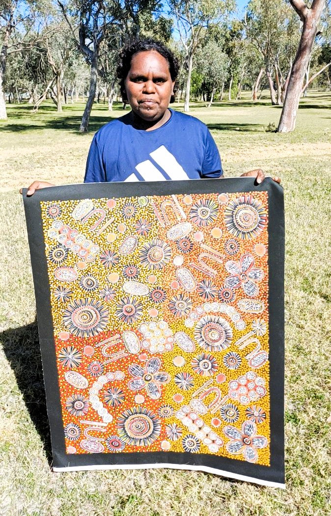 "Women's Ceremony" by Rochelle Bird Mbitjana | Indigenous Art ...