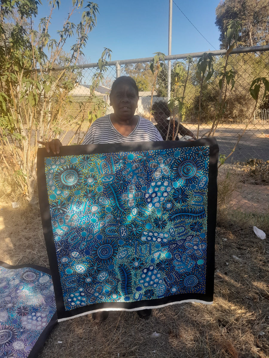 "Women's Ceremony" by Janet Golder Kngwarreye – Creative Native Perth