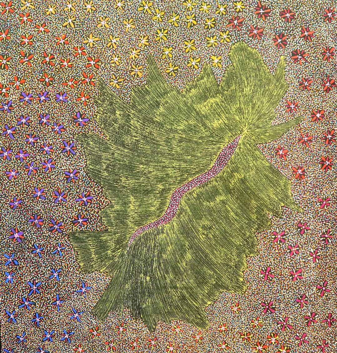 "Yam Dreaming" by Jedda Purvis Kngwarreye | Local Indigenous Art ...