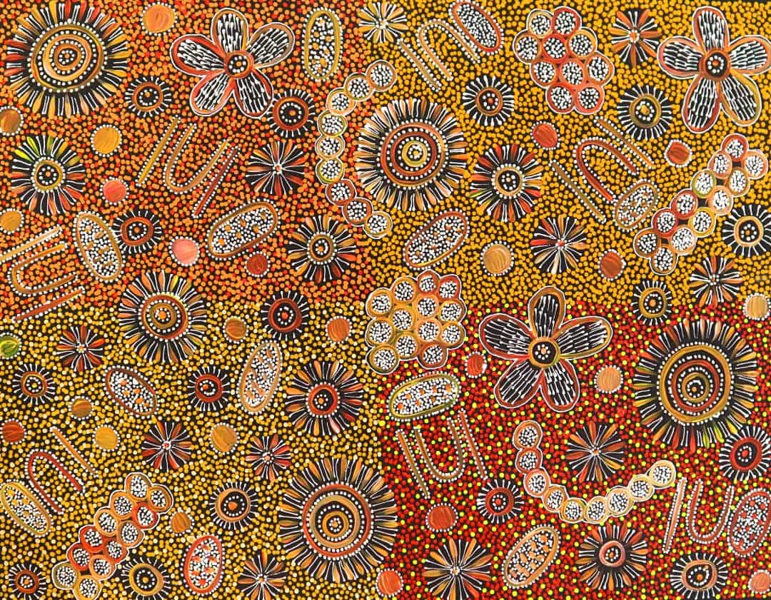 "Women's Ceremony" by Rochelle Bird Mbitjana | Indigenous Art ...