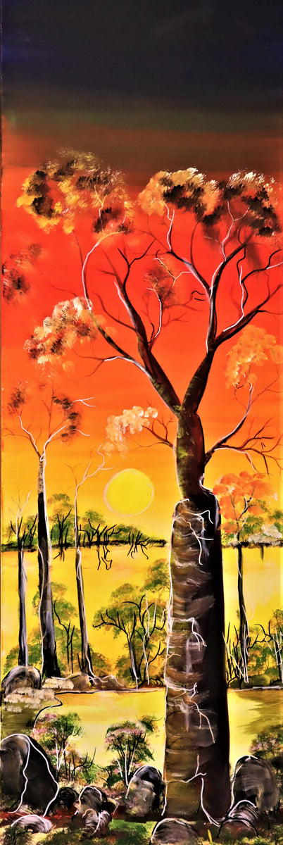 "My Country" Large Panels by Jumbindi – Creative Native Perth