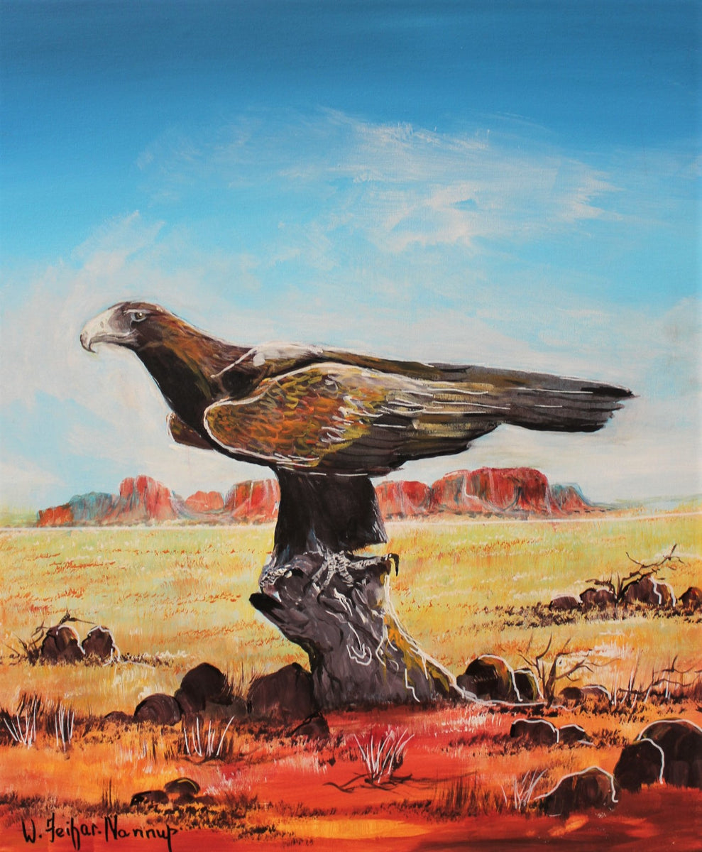 "Eagle Dreaming" artworks by Jumbindi & Wendy Feifar Nannup – Creative ...
