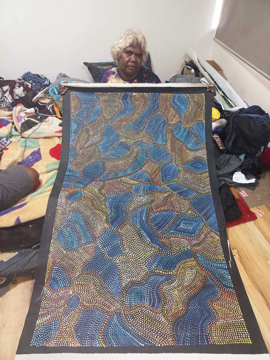 "Bush Plum Seeds" by Joy Pitjara – Creative Native Perth